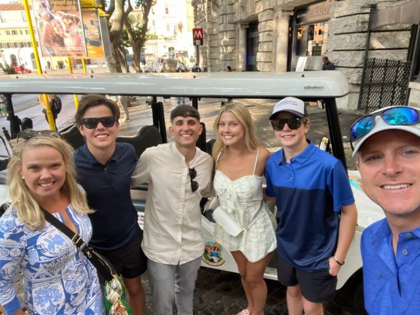 Rome 6 hours Private Golf Cart Tour with Hotel pickup - FAQ