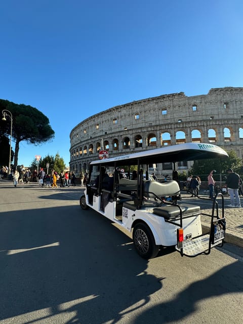 Rome: 6 hoursDaily Private Golf Cart Tour with typical lunch - What You Can Expect