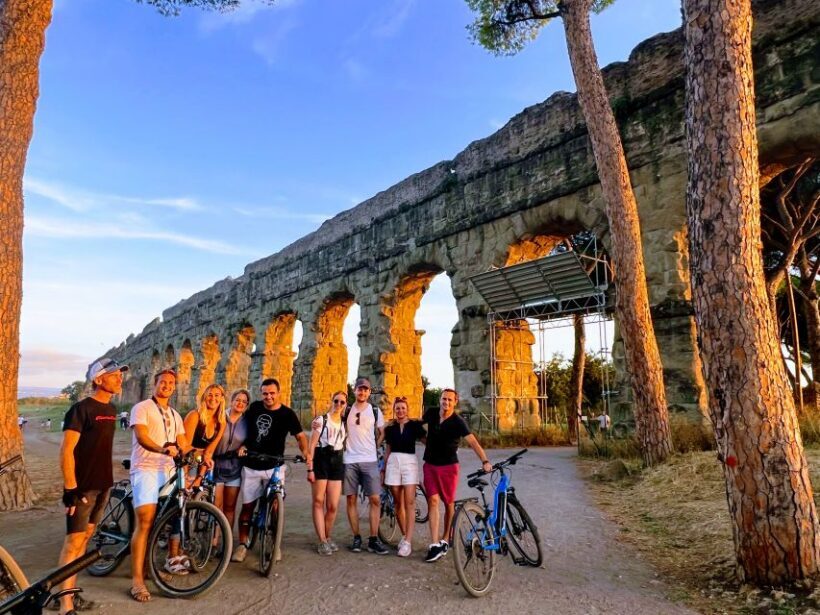 Rome: Appian Way & Catacomb Sunset E-bike Tour with Aperitif - A Scenic Ride through Ancient Rome’s Outskirts