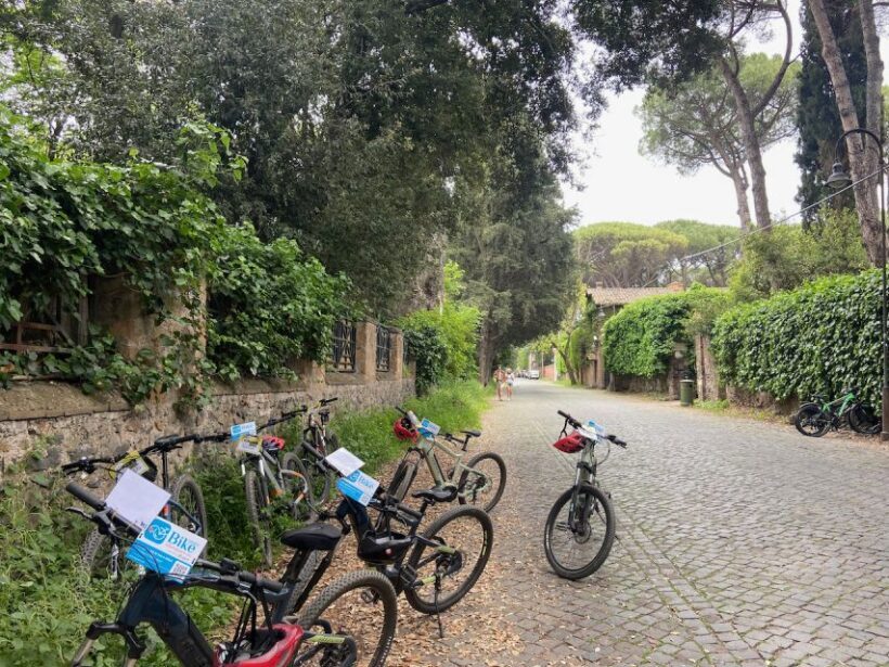 Rome: Appian Way Guided Tour on E-Bike with italian Aperitif - Final Words