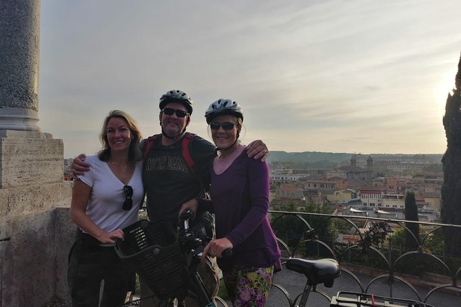 Rome at sunset is magic on two wheels - Comfort and Safety