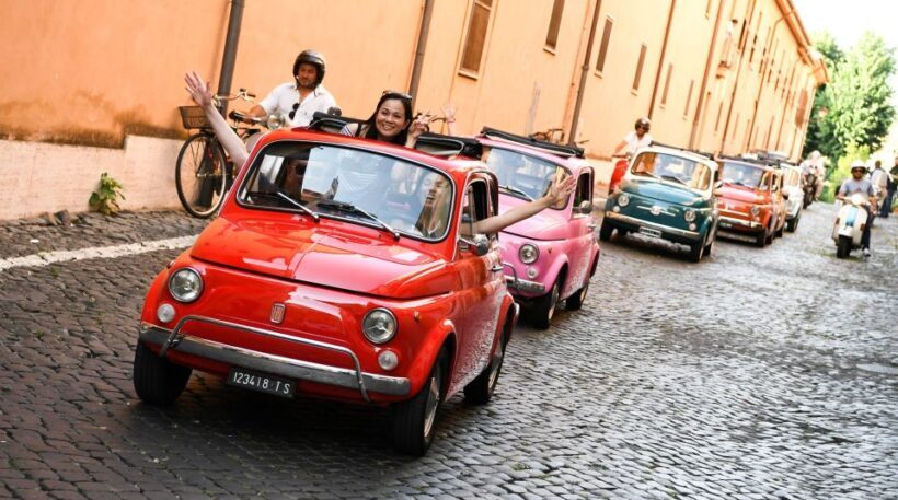 Rome: Aventine Hill Tour in Vintage Fiat 500 Convoy - Key Points