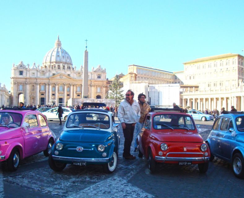 Rome: Aventine Hill Tour in Vintage Fiat 500 Convoy - The Ride and the Atmosphere