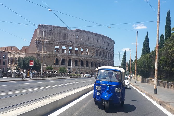 Rome by Ape Calessino Auto Rickshaw - Inclusions and Exclusions