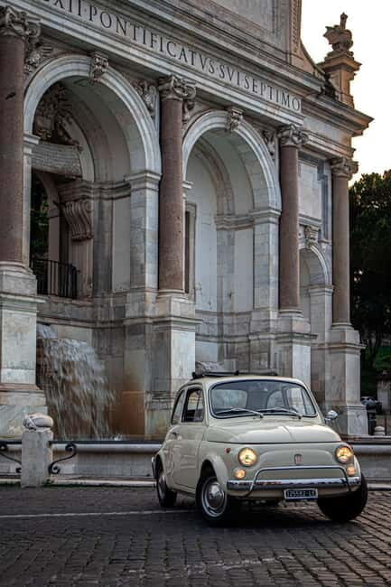 Rome by Fiat 500: Guided Sightseeing Tour by VintageFiat 500 - FAQs