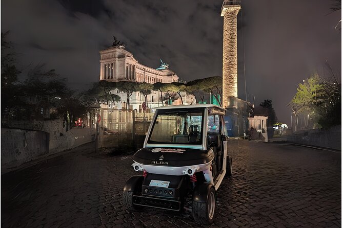 Rome By Night Golf Cart Tour - Key Points