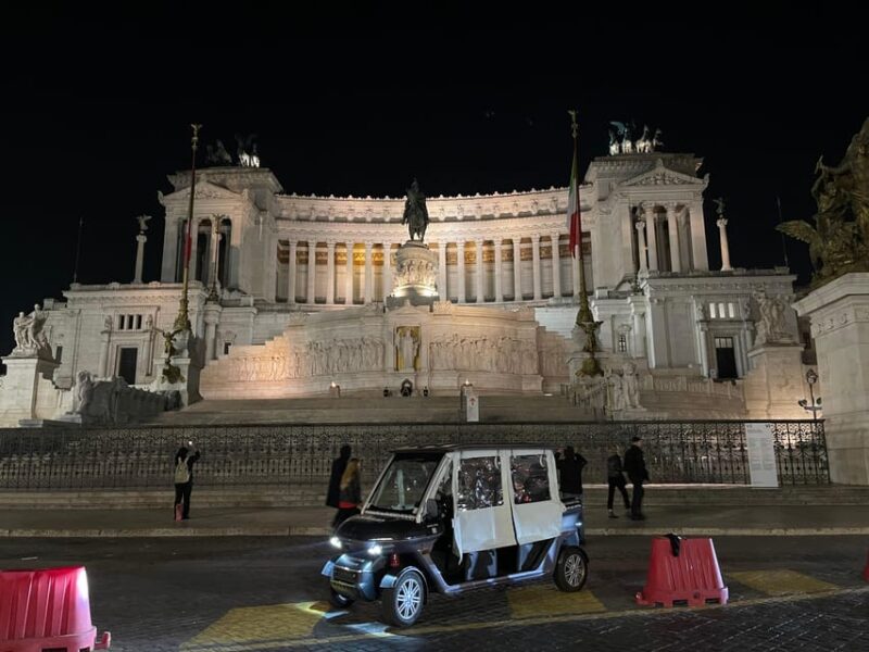 Rome by Night Private Golf Cart Tour - Eco-Friendly Golf Cart Transport