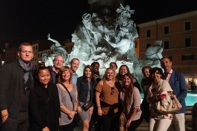 Rome by Night Walking Tour Including Piazza Navona Pantheon and Trevi Fountain - Navigating the Tour With Accessibility in Mind