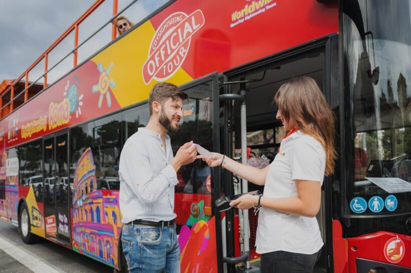 Rome: City Sightseeing Hop-on Hop-off Bus with Audioguide - Key Points