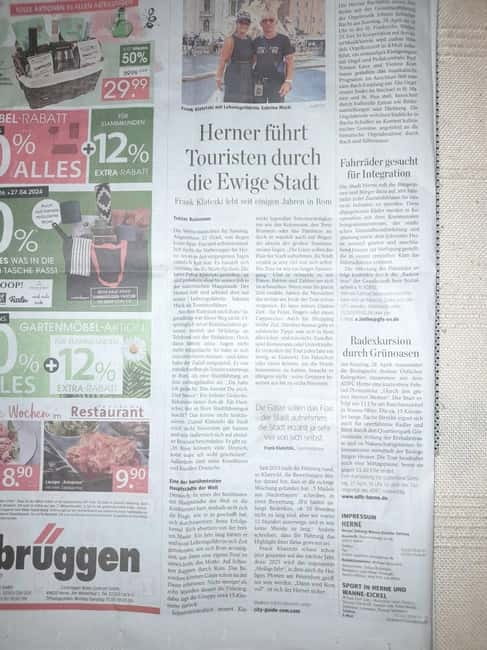 Rome: City Walking Tour with German Guide - The Itinerary in Detail