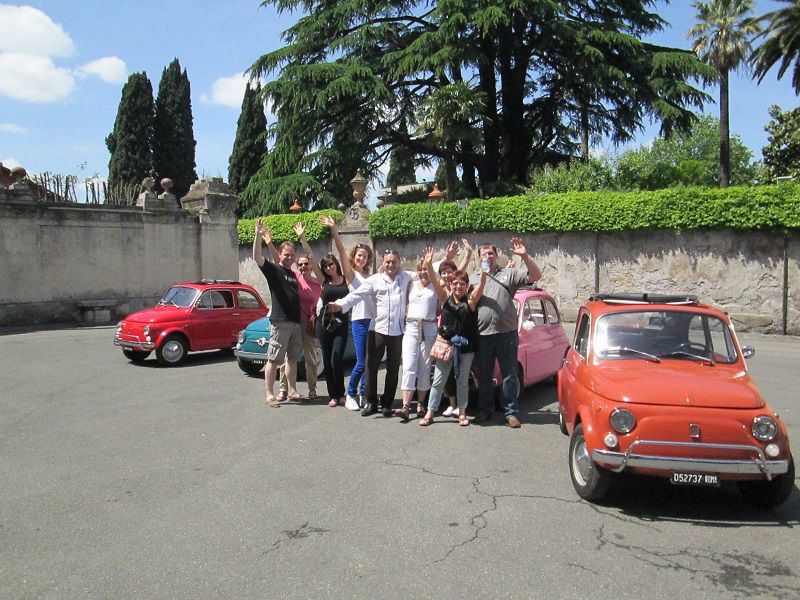 Rome Driving Tour By Vintage Fiat 500 - The Experience of a Lifetime — with Great Value