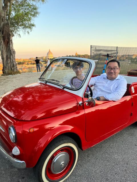 Rome: Evening Fiat 500 and Vespa Prosecco Tour - Vehicle Details and Comfort