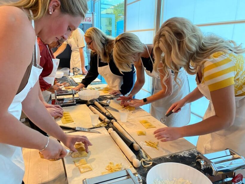 Rome: Fettucine, Ravioli and Tiramisu Making Class + Wine - Key Points