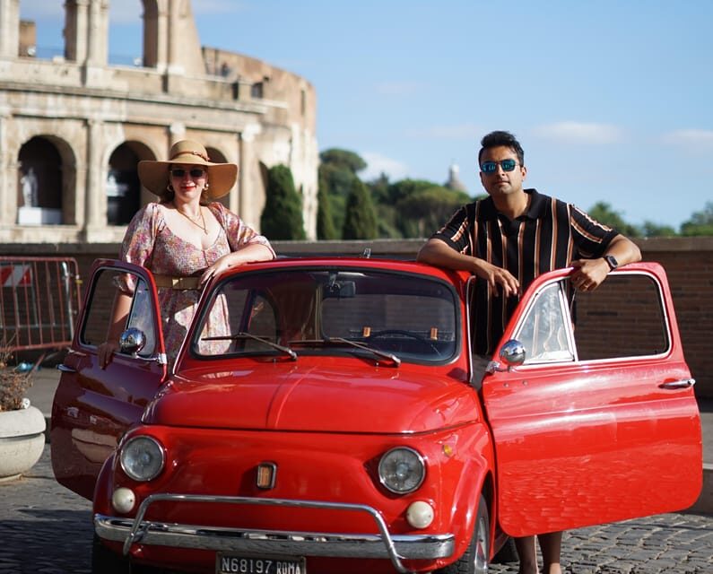 Rome: Fiat 500 Experience with Gelato and Photos - FAQs