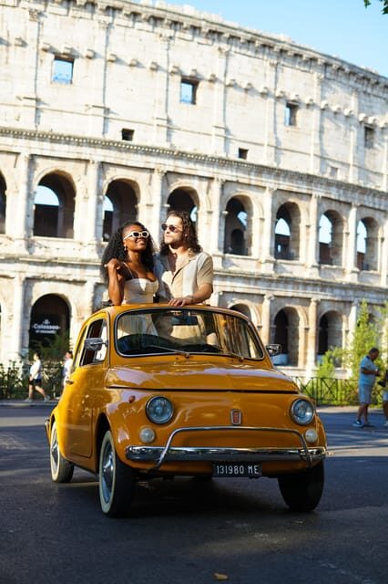 Rome Fiat 500 Tour with Professional Photoshoot - An Introduction to a Classic Rome Adventure