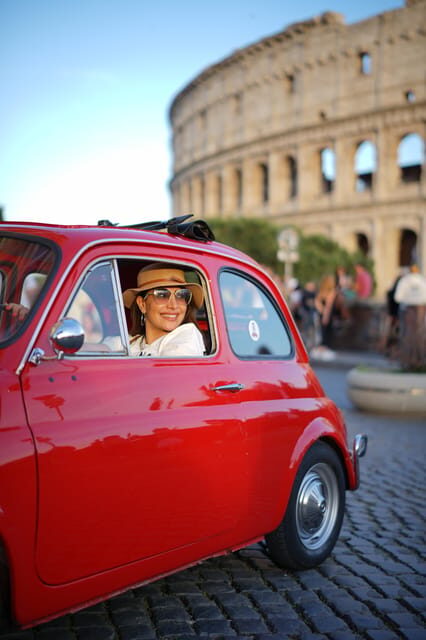 Rome Fiat 500 Tour with Professional Photoshoot - The Route and Stops: What You’ll See
