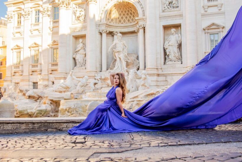 Rome: Flying Dress Photoshoot at Trevi Fountain - Price and Value