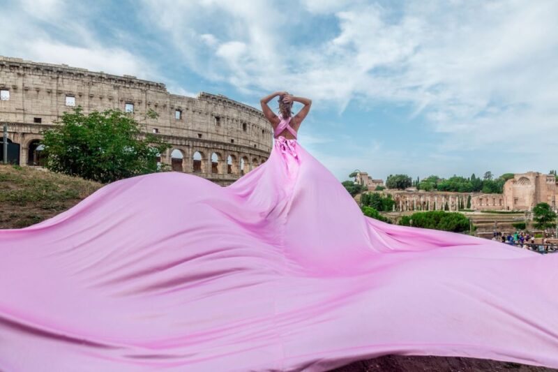 Rome: Flying Dress Professional Photoshoot - What’s Included and What’s Not