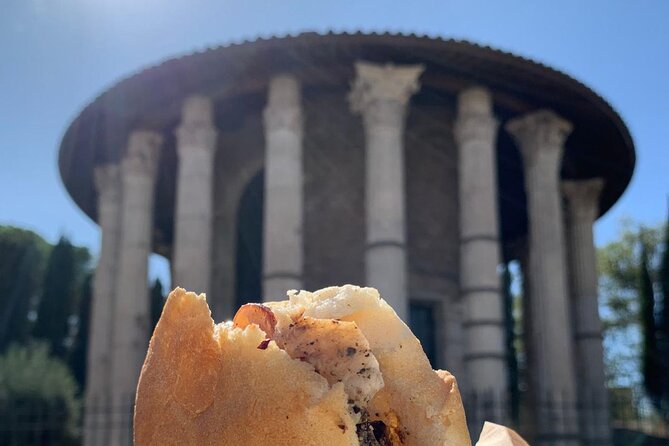 Rome food tour on electric golf cart - Key Points