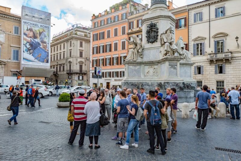 Rome: Fountains and Squares Small-Group Walking Tour - Frequently Asked Questions