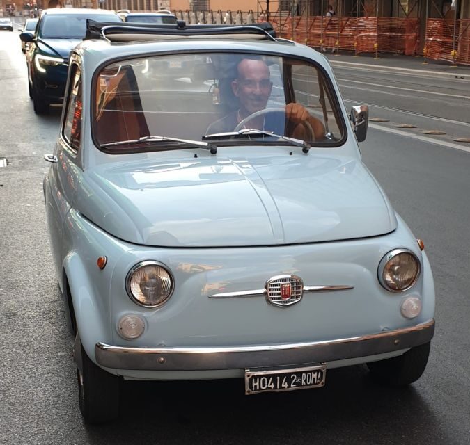Rome: Full-Day Classic Fiat 500 Rental - Key Points