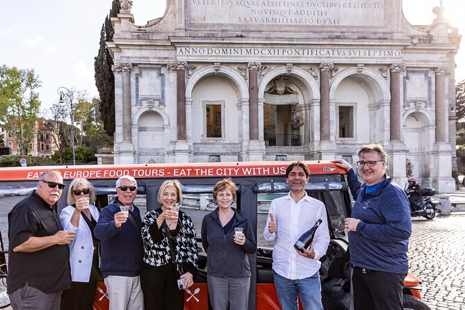 Rome Golf Cart Night Drinks & Bites Tour With Eating Europe - Highlights of the Itinerary