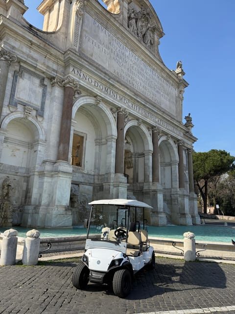 Rome: Golf Cart Sightseeing Tour With Pro Photographer - Discovering Rome in Style and Comfort
