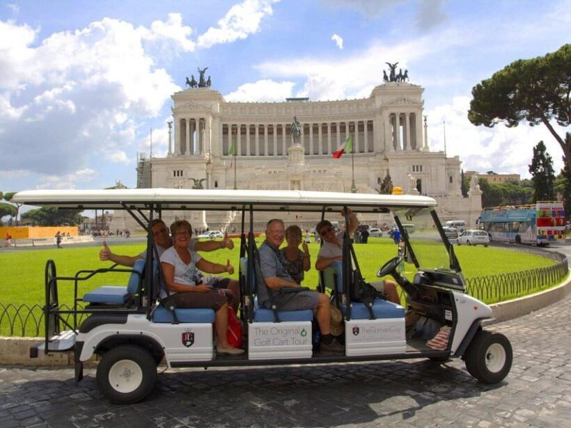 Rome: Golf Cart Tour - Key Points