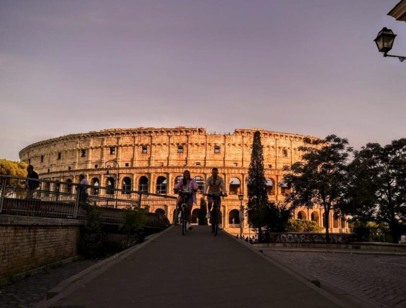 Rome: guided bike tour of city highlights at sunset - Key Points
