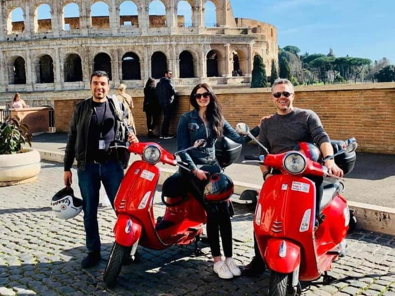 Rome: Guided Vespa Tour with Self-Drive or as a Passenger - Key Points