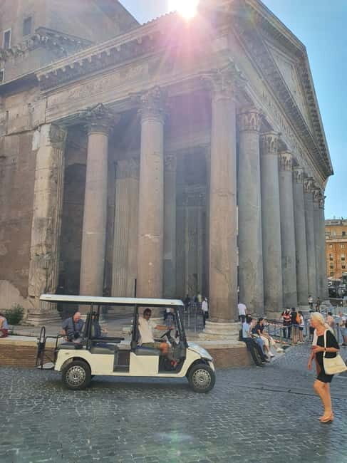 Rome: Highlights Golf Cart Tour with Pizza Snack & Gelato - Culinary Delights: Pizza and Gelato
