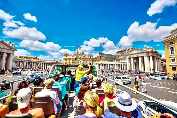 Rome Hop On Hop Off Open Bus + Vatican Museum Sistine Chapel Tour| Fast Track - The Itinerary Breakdown