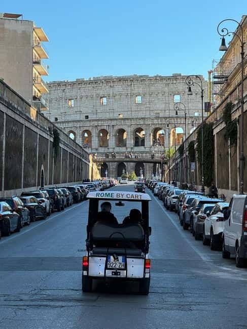 Rome in 3hours with Private Golf Cart tour and food tasting - Highlights of the Tour