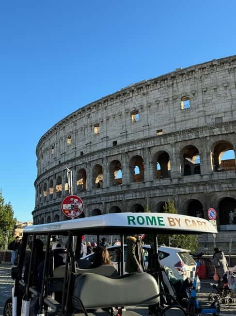 Rome in 3hours with Private Golf Cart tour and food tasting - Practical Details
