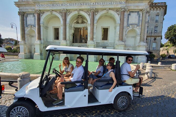 Rome in a Day Golf Cart Tour for Cruisers With Pizza & Gelato - Navigating Rome by Golf Cart