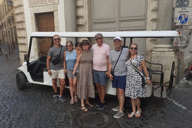 Rome in Golf Cart 4 Hours Private Tour With Pickup From Hotel - Exploring Rome by Golf Cart