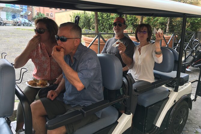 Rome: Lip Smacking 4 Hours Foodie Tours in Golf Cart - Pickup Information
