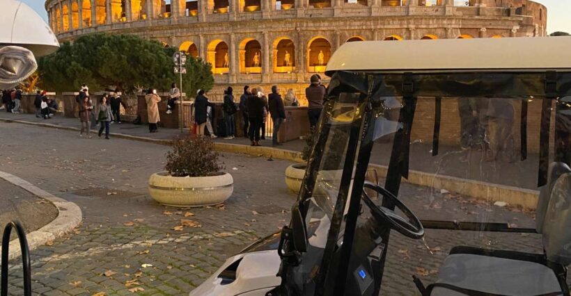 Rome: Night Tour by Golf Cart with Italian Dinner and Gelato - Key Points
