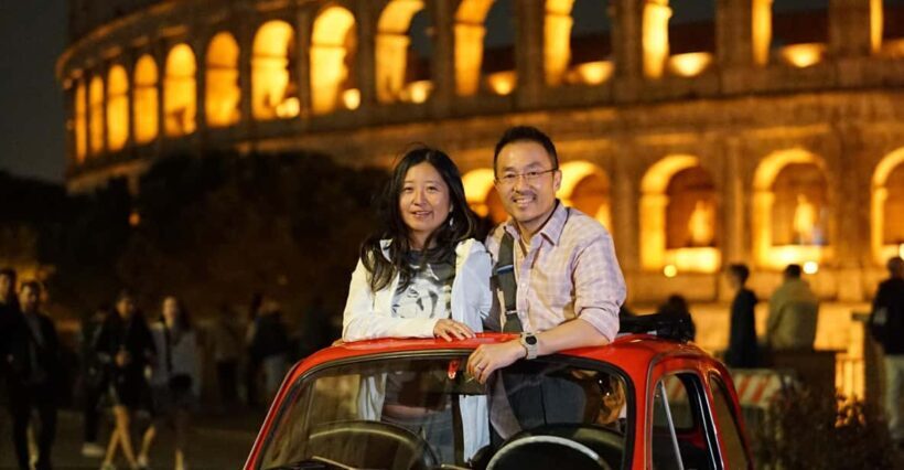 Rome: Night Tour in a Vintage Fiat 500 with Aperol Spritz - Key Points