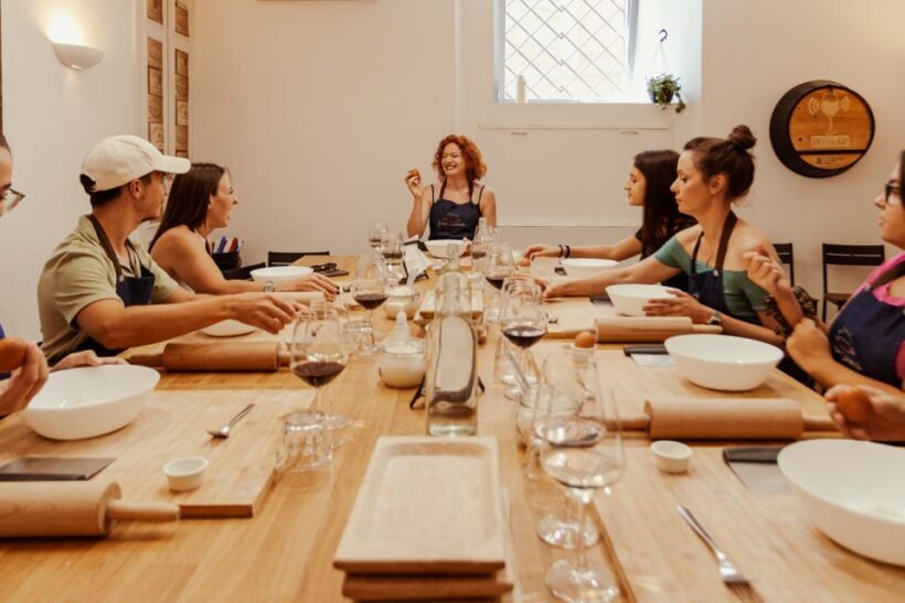 Rome: Pasta Making with Wine Tasting and Dinner in Frascati - Key Points
