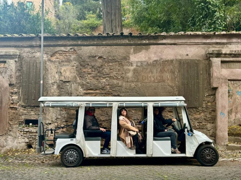 Rome: Private Golf Cart Tour of Appian Way & Catacombs - The Sum Up