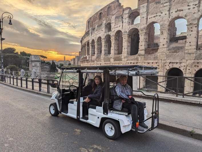 Rome: Private Golf Cart Tour with Hotel Pickup - Why This Tour Works Well