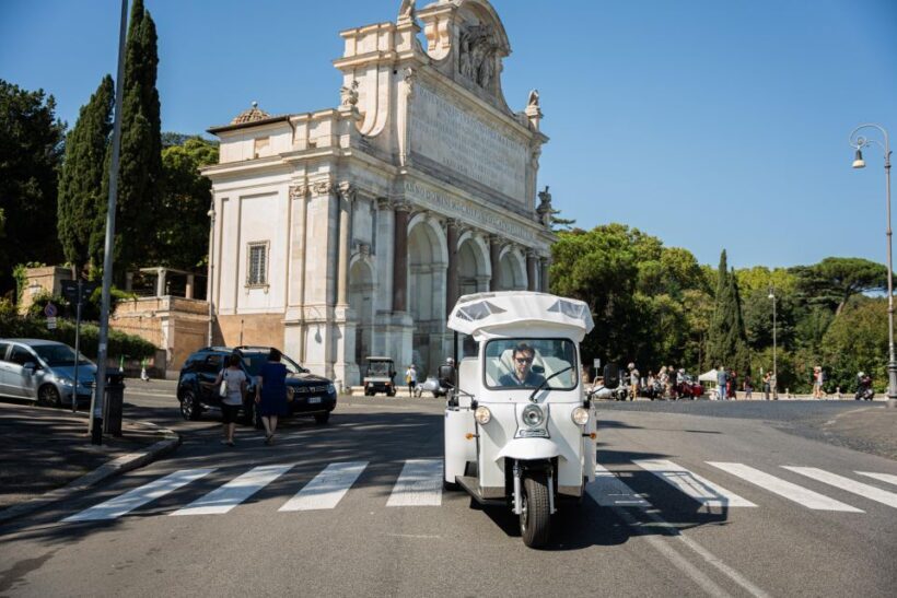 Rome: Private Tuk Tuk Tour with Hotel Pickup and Prosecco - Exploring Rome in a Tuk Tuk: A Practical and Playful Approach