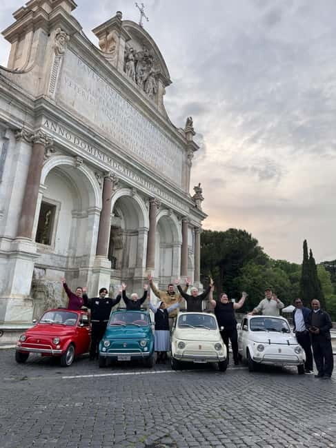 Rome: Retro Fiat 500 car tour with Pro-Photographer - The Experience in Detail
