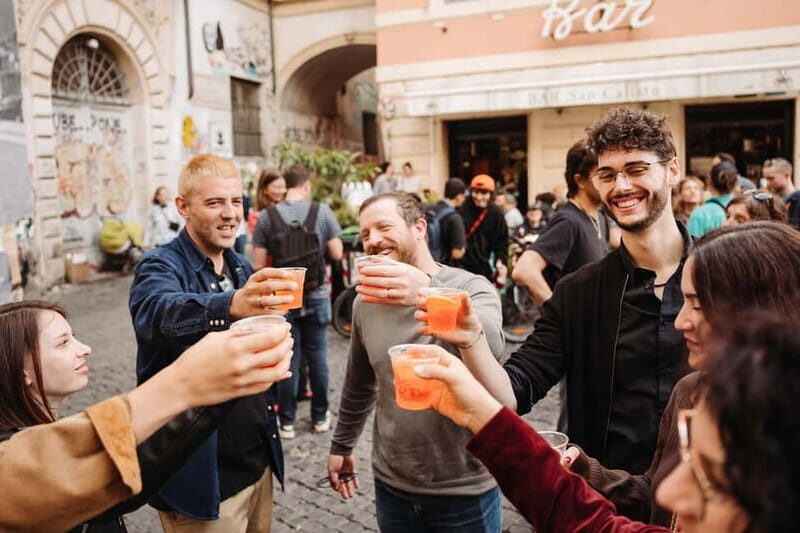 Rome: Trastevere Food, Wine & Spritz Evening Tour - Key Points
