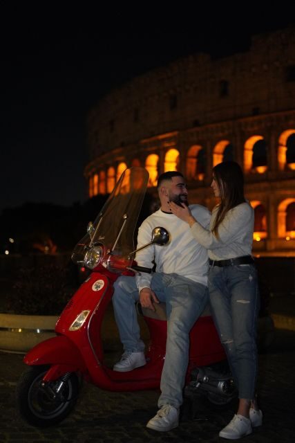 Rome: Vespa Scooter Night Tour with Pro Photographer - Key Points