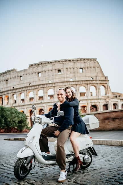 Rome Vespa Tour with Professional Photoshoot and Tiramisu - Key Points