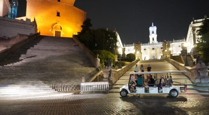 Rome's Golden Hour Golf Cart / E- Calessino Tour - Practical Details