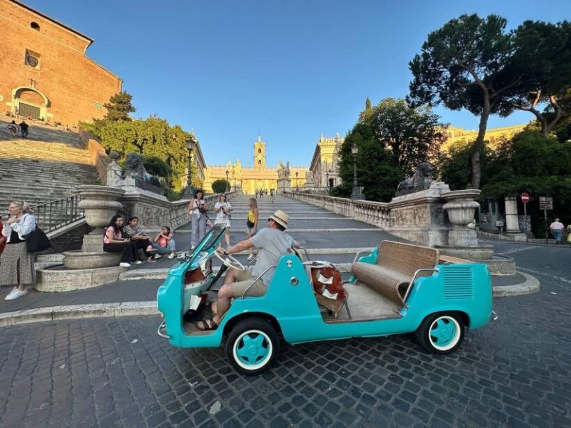 Rome's Ultimate Vintage Electric Driving Tour - An Elegant Way to See Rome