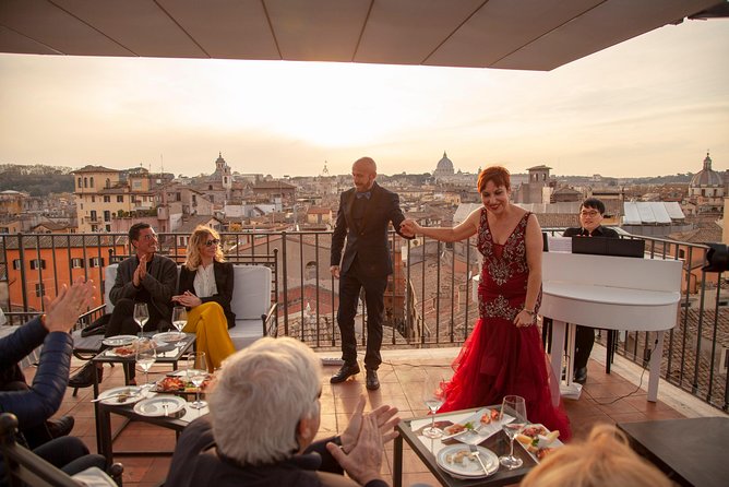 Rooftop Bar Opera Show: The Great Beauty of Rome - Aperitivo Under the Roman Sky
